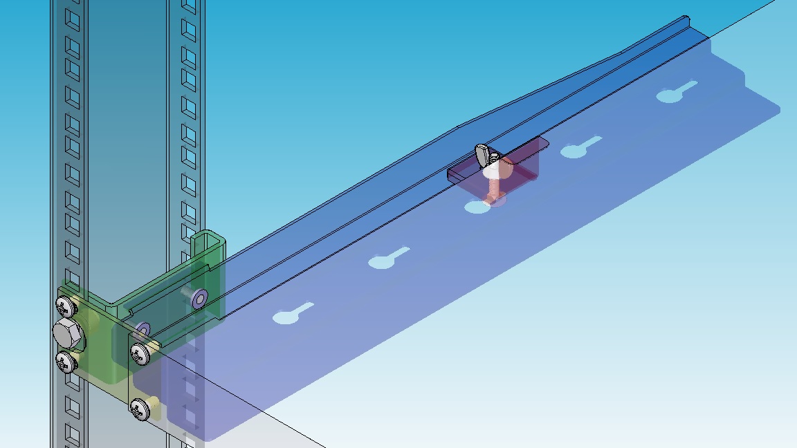 Universal Bracket Rittal -- occupy 1U · RC Design